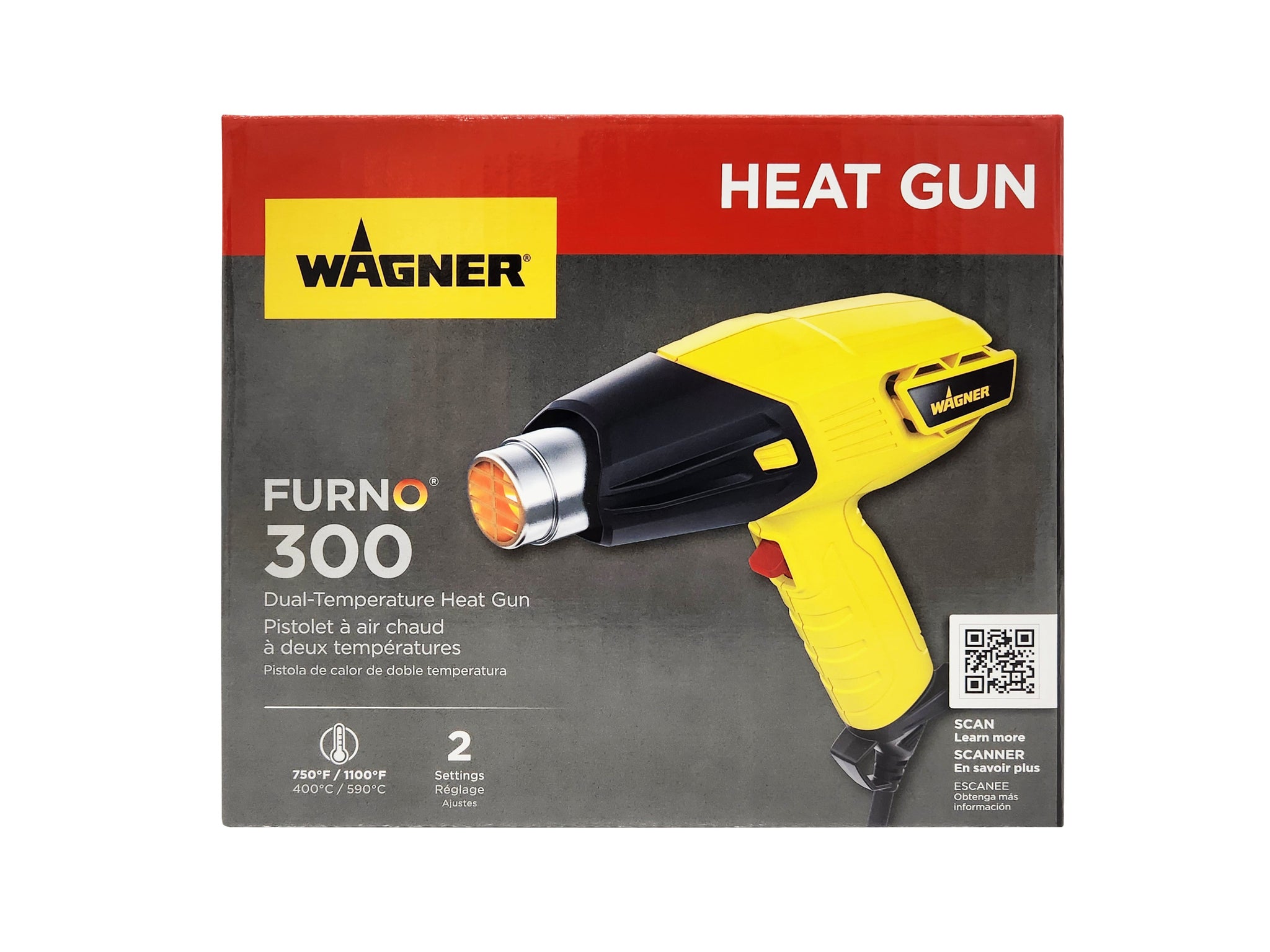 Wagner Furno 300 Dual-Temp Heat Gun for Window Tint Installation